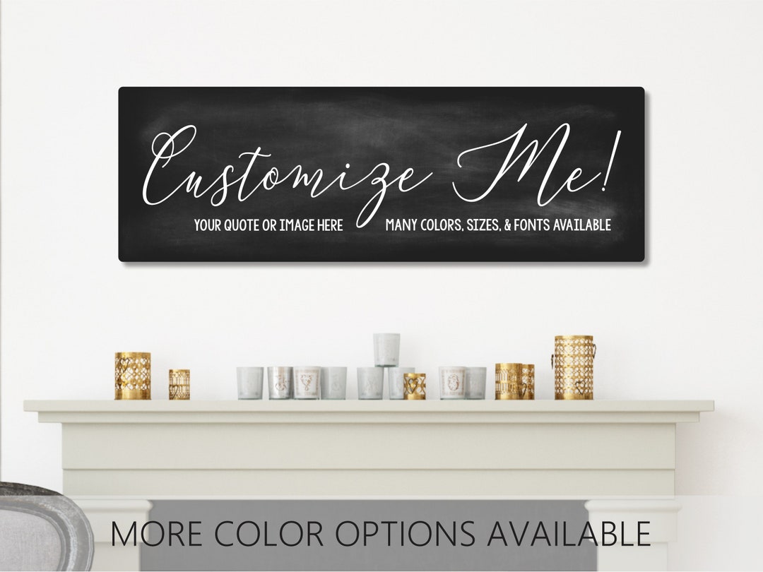 Custom Metal Sign, Rustic Decor, Vintage Wall Decor, Rustic Home Decor ...