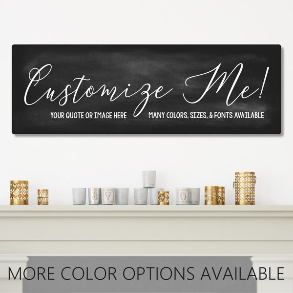Custom Metal Sign - Etsy
