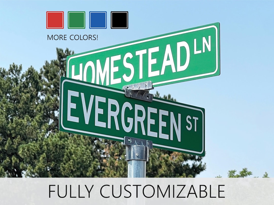 Personalized Street Sign, Custom Street Sign, Street Signs, Road Sign ...