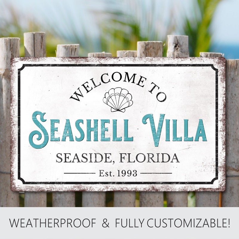 Custom Beach Sign - Etsy