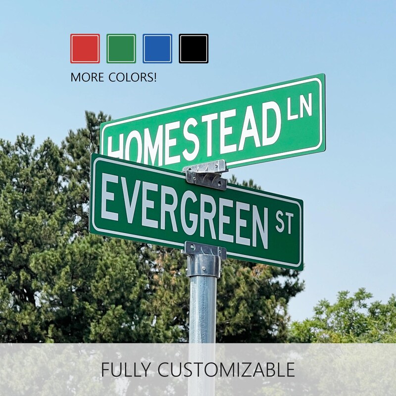 Metal Name Driveway Sign - Etsy