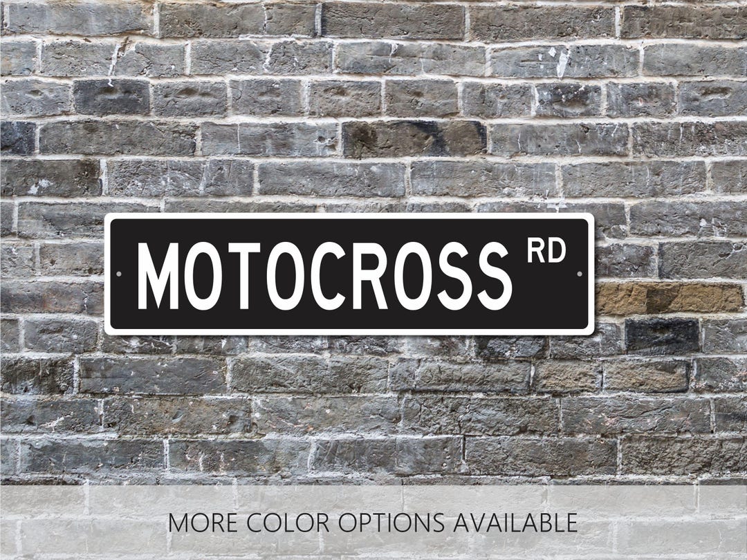 Motorcross Sign, Motorcross Gift, Motorcycle Wall Art, Boys Room Decor ...