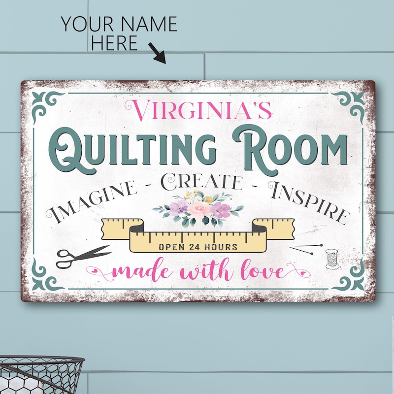 Quilting Sign - Etsy