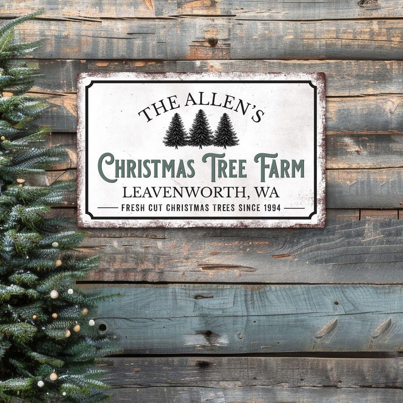 Christmas Tree Farm Sign - Etsy