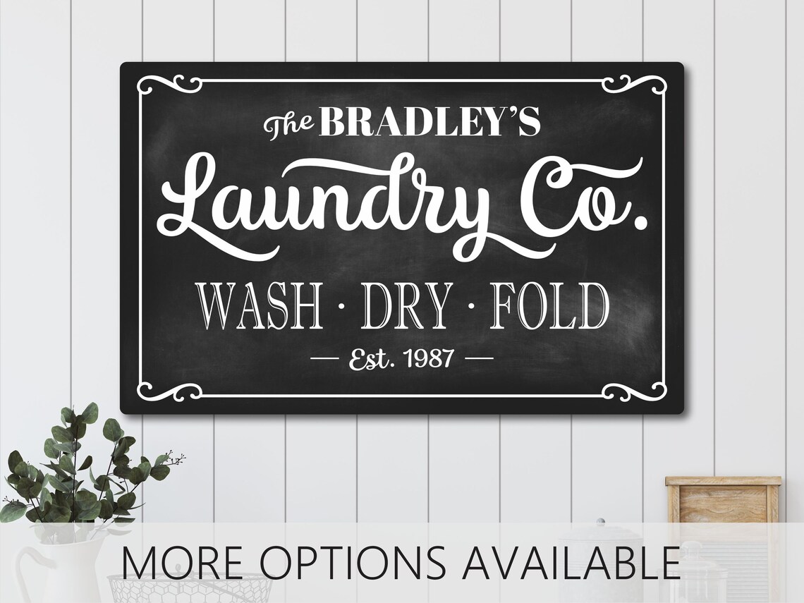 Wash Dry Fold Sign, Laundry Room Sign, Laundry Room, Laundry Room Decor ...