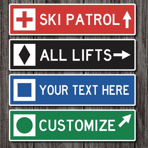 Ski Sign - Etsy