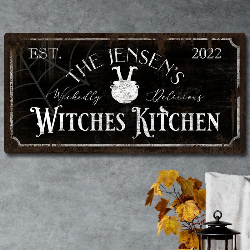 Kitchen Witch Sign - Etsy