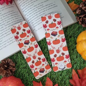 Fall Autumn Bookmarks Bookish Must Have Laminated Bookmarks Glossy and ...