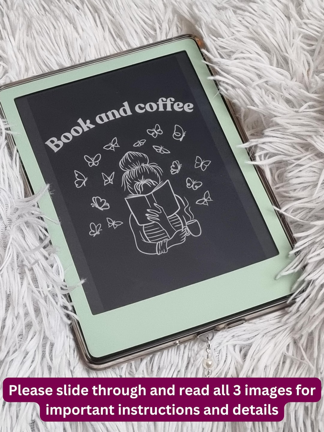 Book and Coffee Kindle Lock Screen Spice up Your Kindle Digital ...