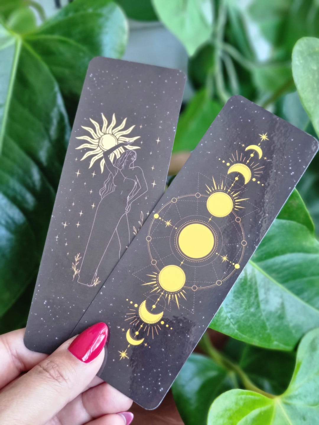 Handmade Bookmarks Night Sky Themed Bookmarks Celestial Themed Bookmark ...