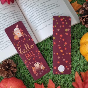 Fall Autumn Bookmarks Bookish Must Have Laminated Bookmarks Glossy and ...