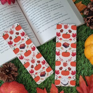 Fall Autumn Bookmarks Bookish Must Have Laminated Bookmarks Glossy and ...