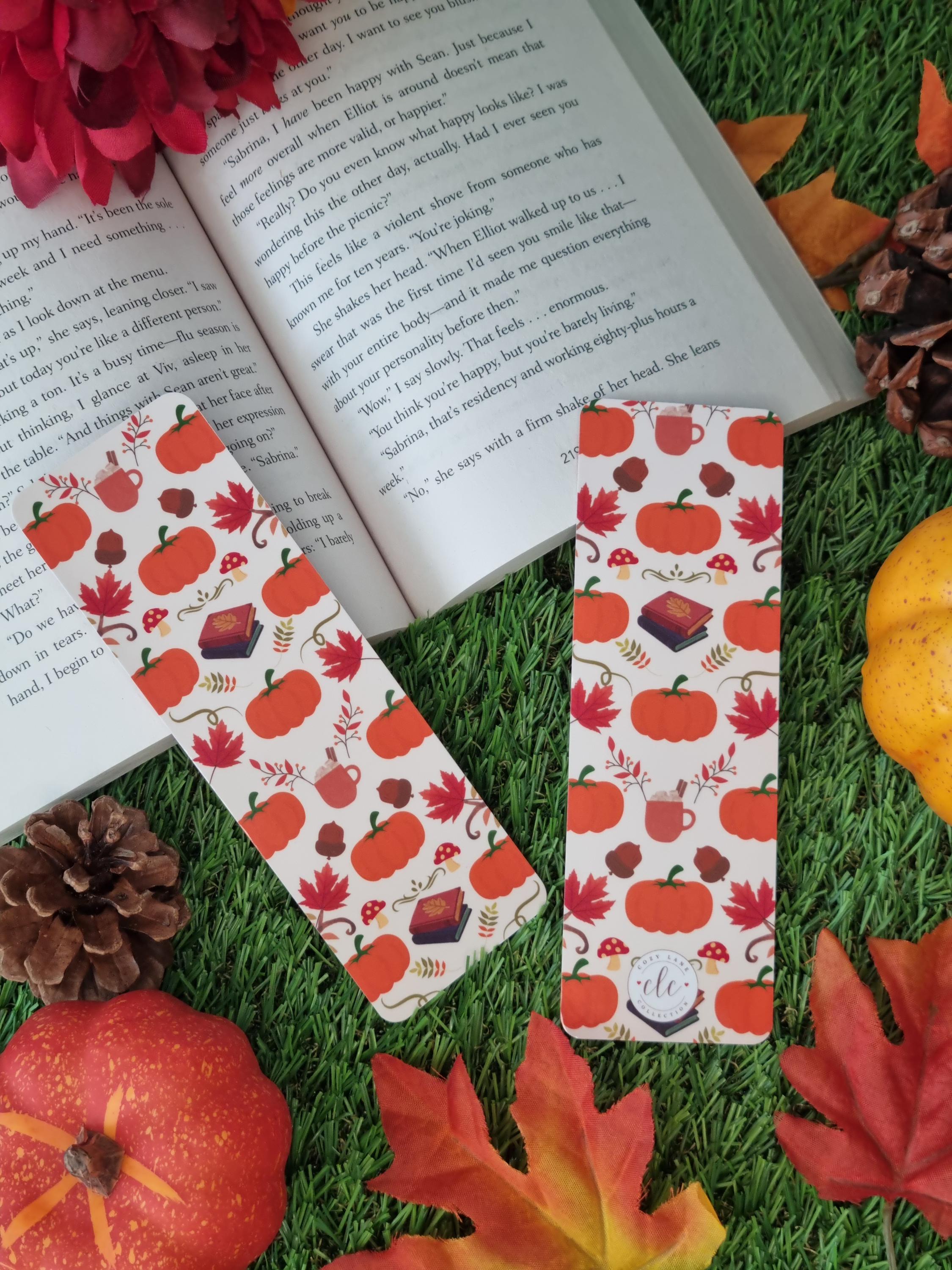 Fall Autumn Bookmarks Bookish Must Have Laminated Bookmarks Glossy and ...