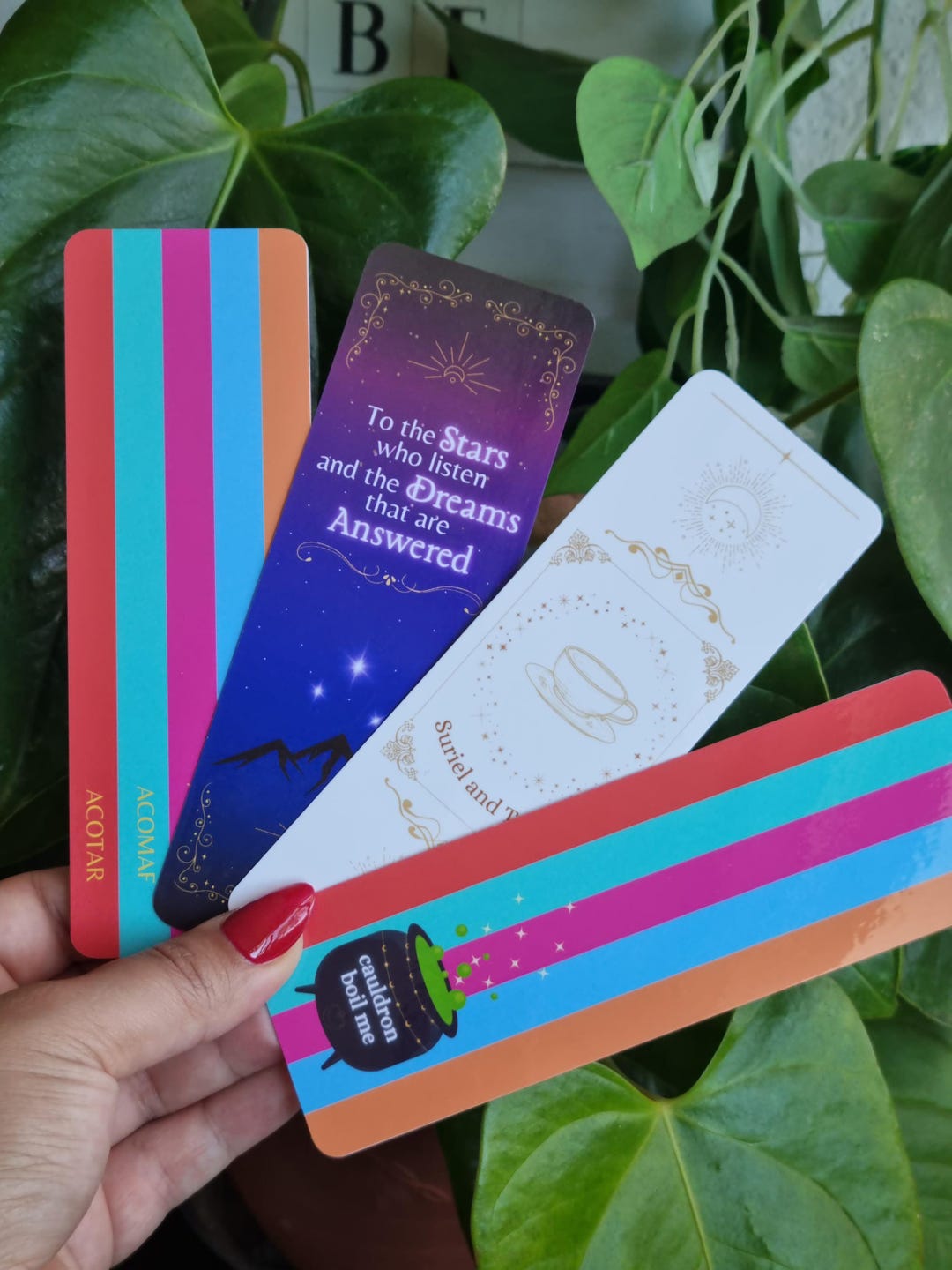 Handmade Bookmarks Favorite Book Themed Bookmarks Bookish Must Have ...