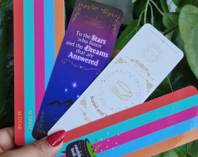 Handmade Bookmarks Favorite Book Themed Bookmarks Bookish Must Have ...