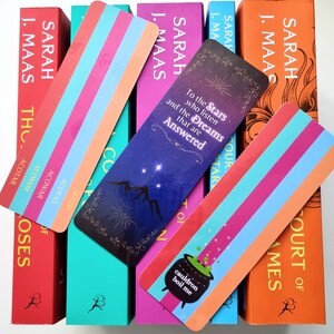 Handmade Bookmarks Favorite Book Themed Bookmarks Bookish Must Have ...