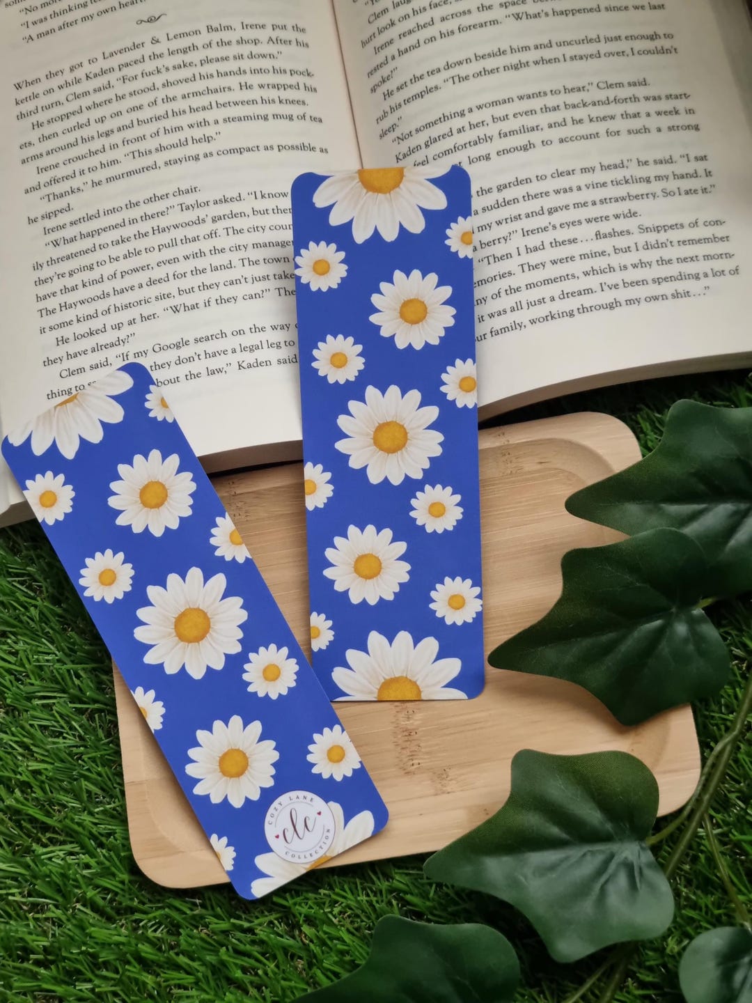 Daisy Handmade Bookmarks Bookish Must Have Laminated Bookmarks Glossy ...
