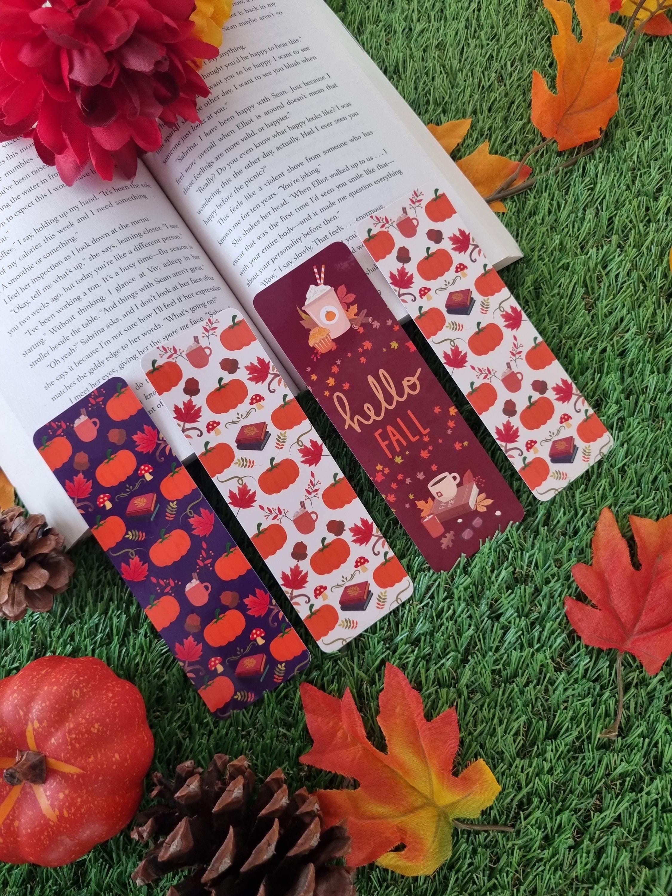 Fall Autumn Bookmarks Bookish Must Have Laminated Bookmarks Glossy and ...