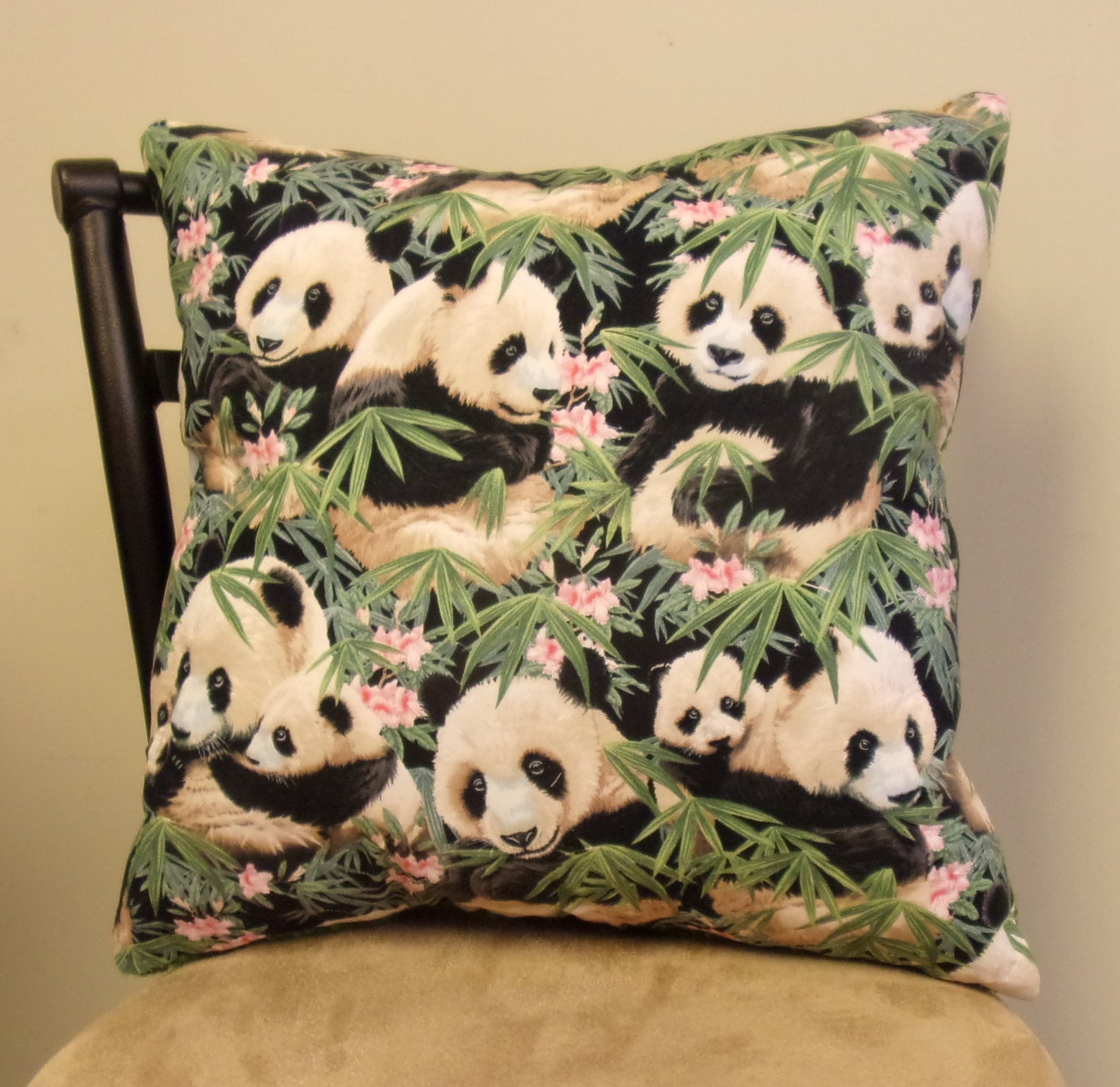 Panda and Cub Pillow - Etsy