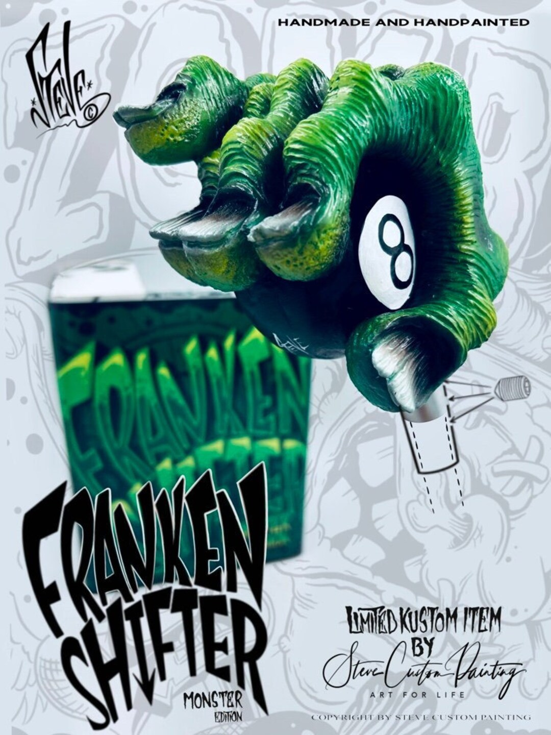 Auto Shifter, Gear Lever, Kustom Shifter, Hot Rod Shifter, Hot Rod ...