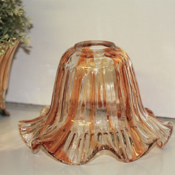 Amber Glass Shade - Etsy