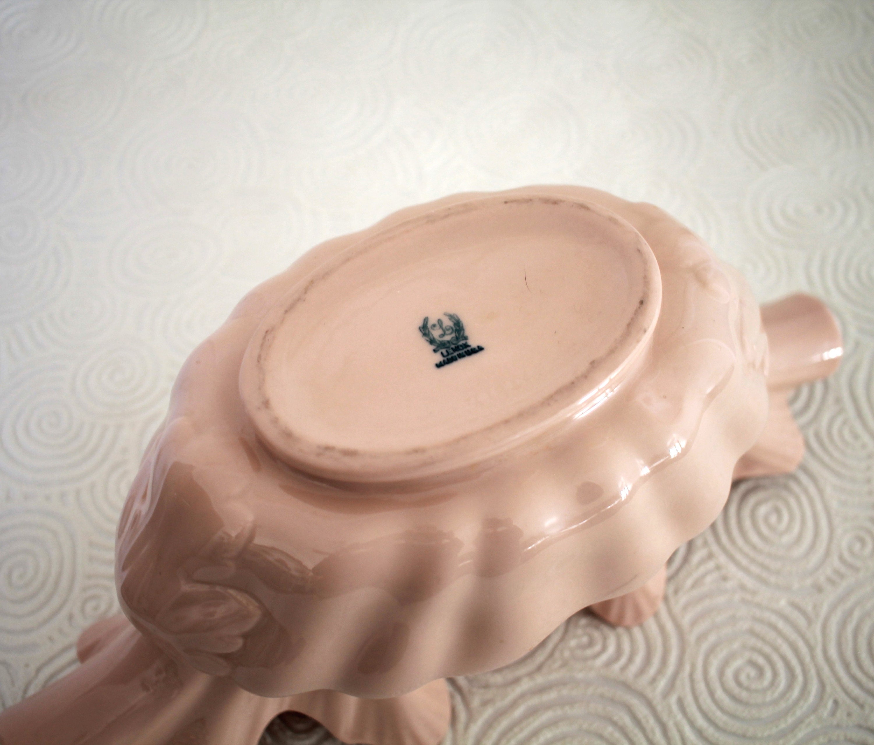 Vintage Lenox Pink Clam Shell Vase Planter - Etsy