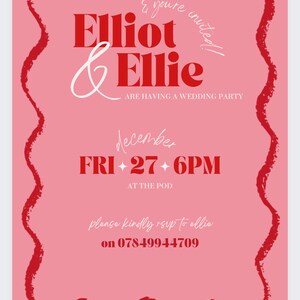 Vogue Style Wedding Invite - Etsy