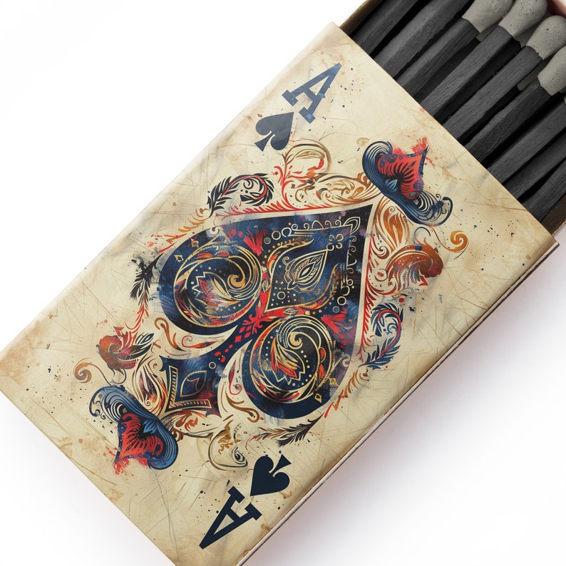 Ace of Spades Matchbox Print, Ace of Spades Poster, Ace of Spades Print ...