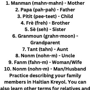 Kreyol for Kids - Etsy