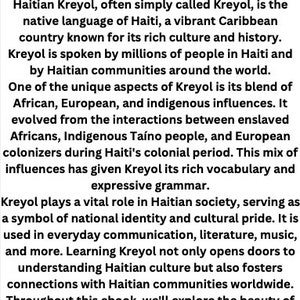 Kreyol for Kids - Etsy