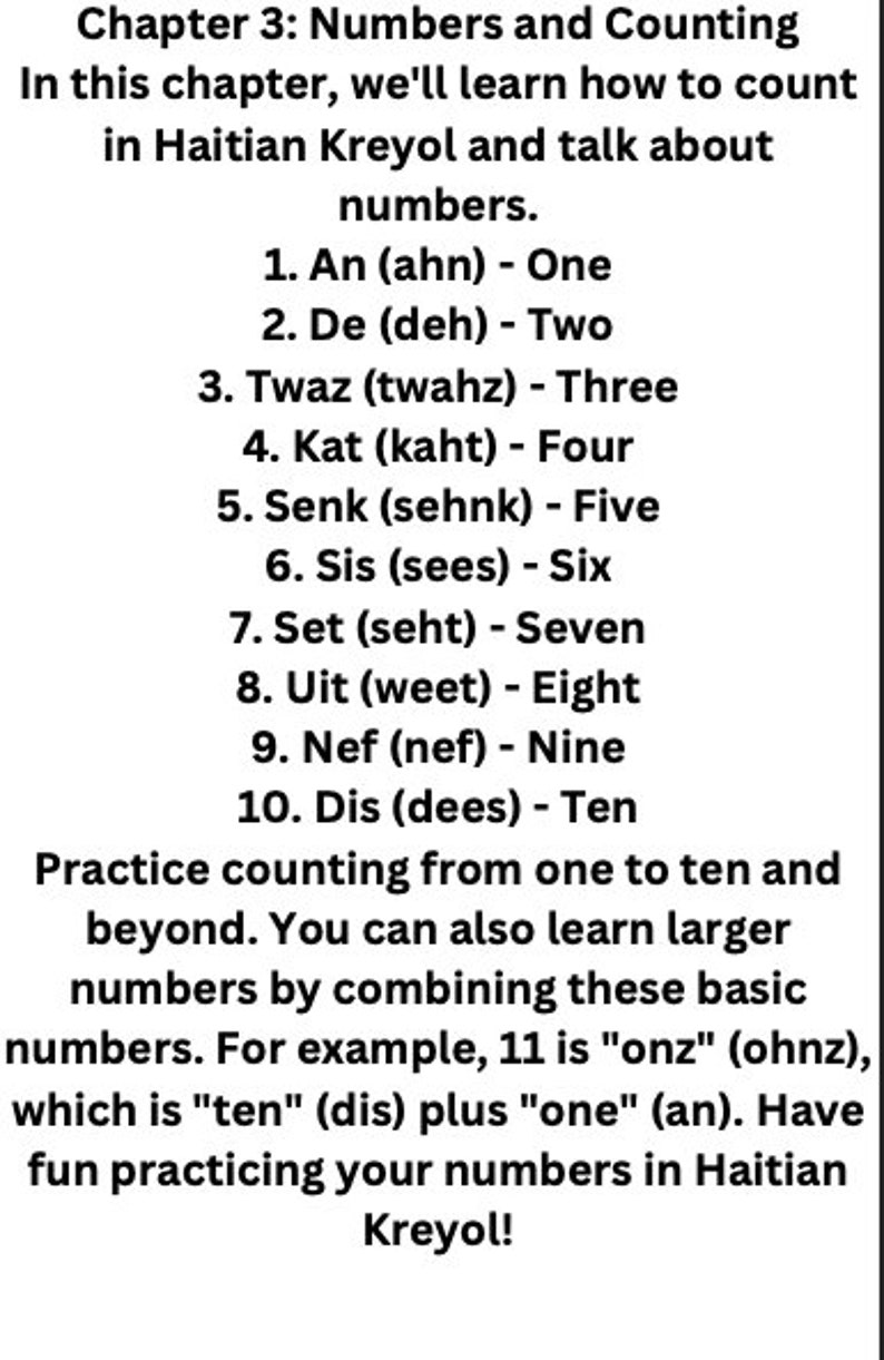 Kreyol for Kids - Etsy