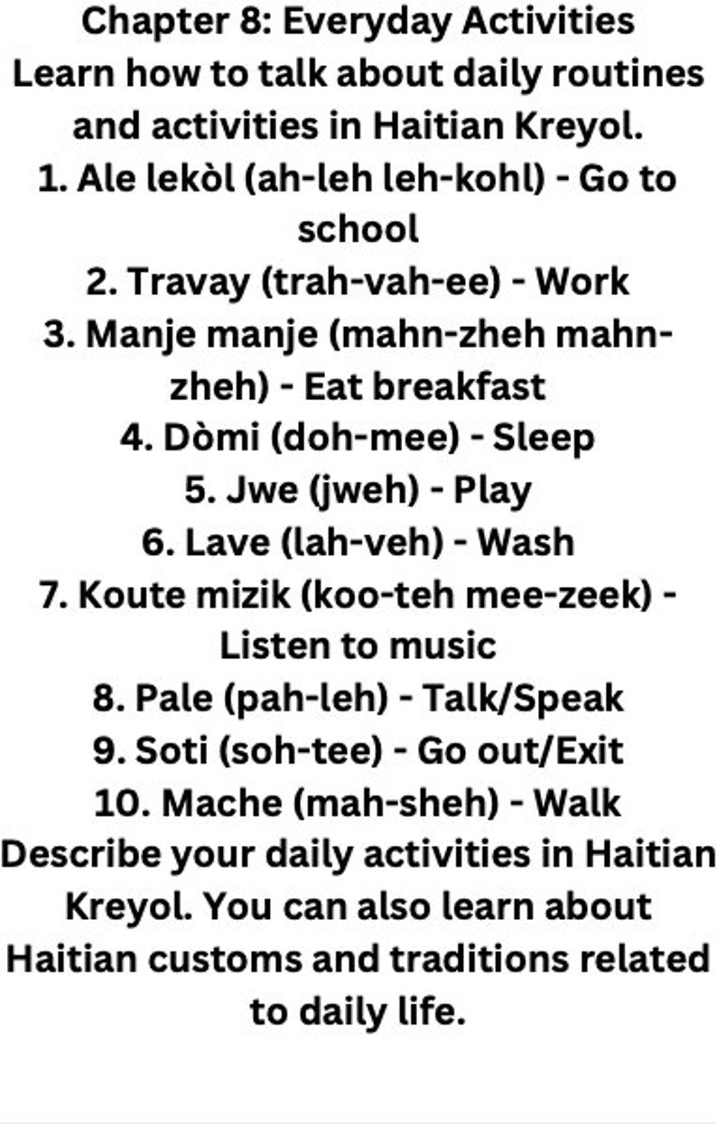 Kreyol for Kids - Etsy