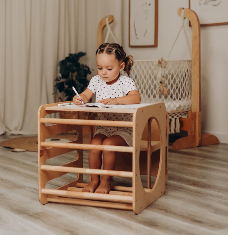 Active Cube Climbing Frame Set, Toddler Furniture, Play Table for Kids ...