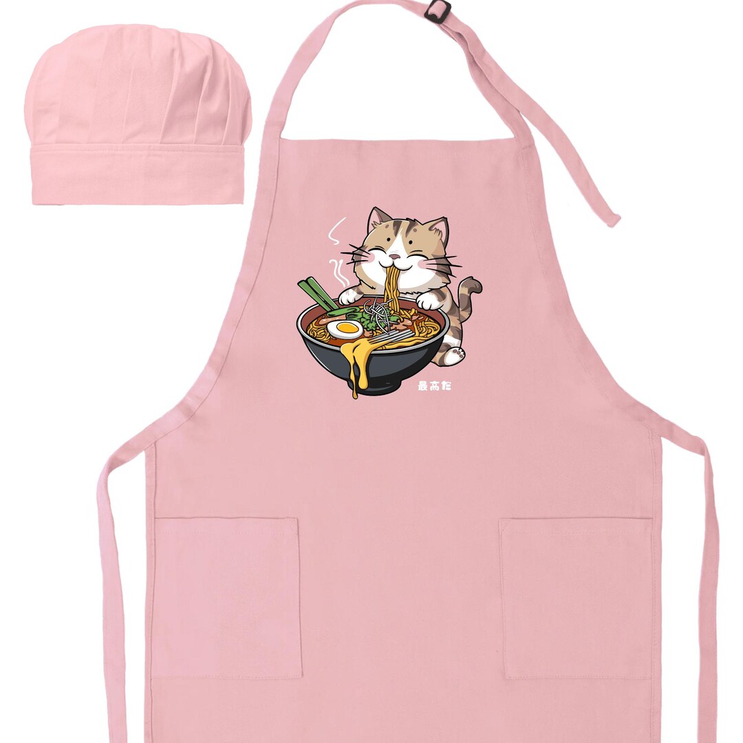 Funny Kitten Ramen Apron, Cat Lover Gift - Etsy