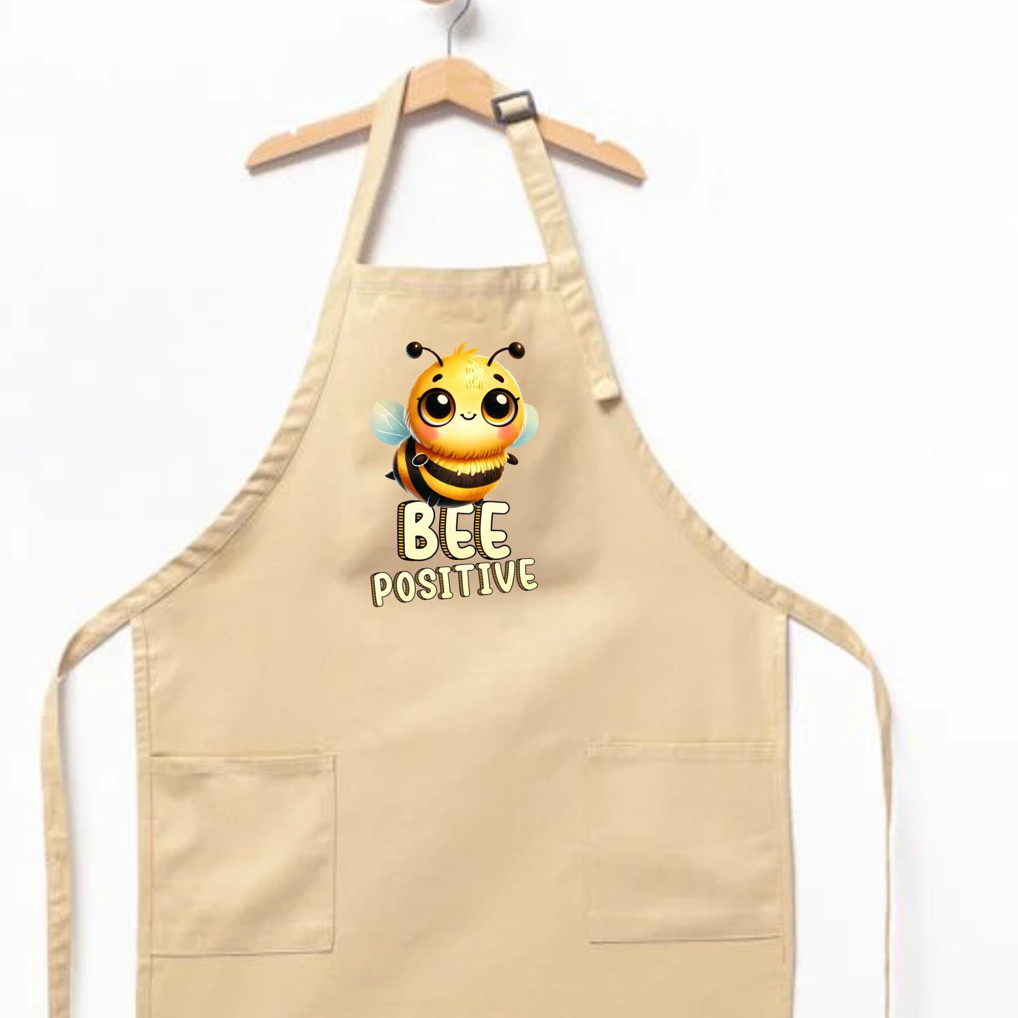 Queen Bee Apron, Bee Positive Apron, Mom Apron, Baking Apron, Nature ...