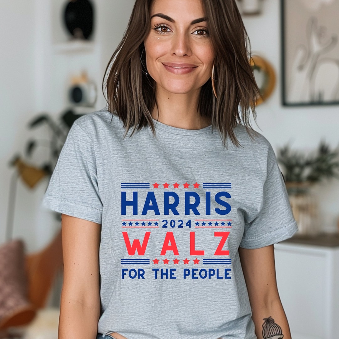 Tim Walz Tshirt, Kamala Walz for People, President Harris Shirt ,2024 ...