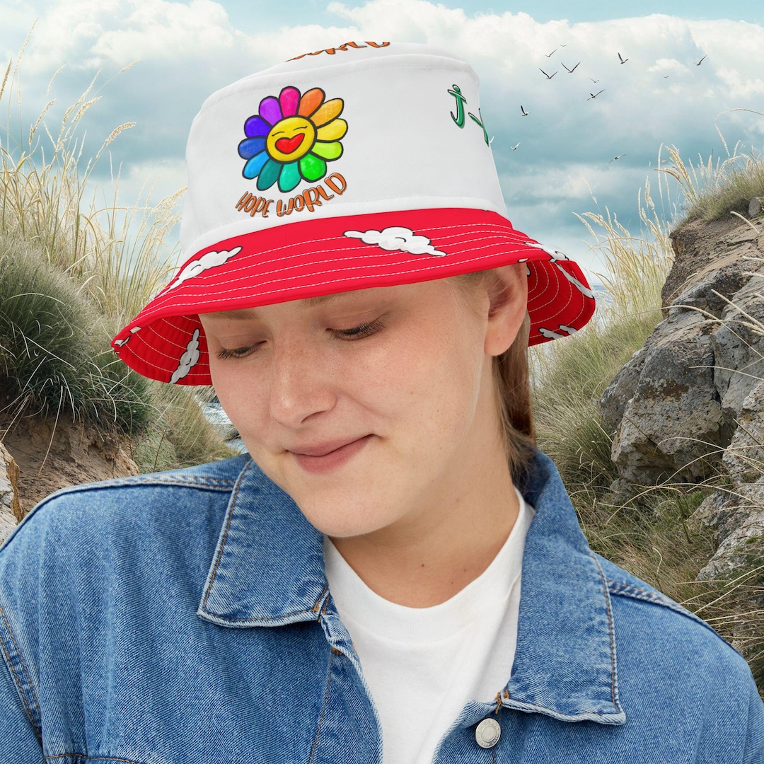 BTS J-hope Bucket Hat Hope World Inspired Design, K-pop Headwear Cap ...
