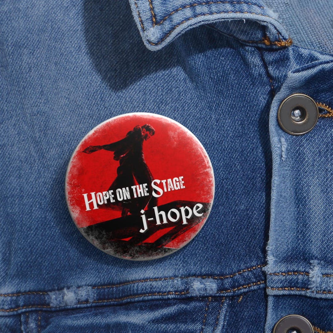 BTS J-hope HOTS Hope on the Stage Design Pin Buttons, Concert ...