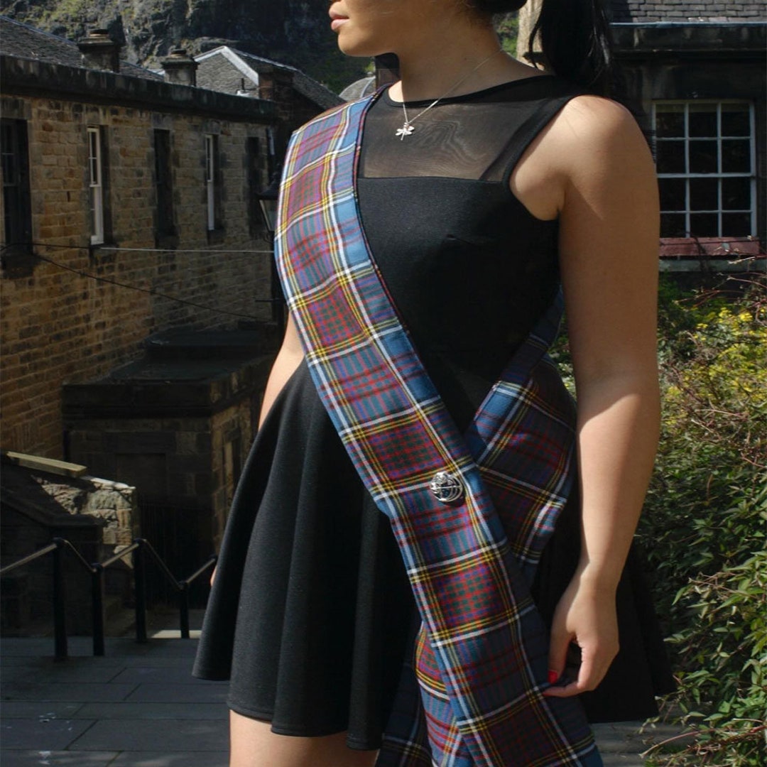 Choose Your Clan Tartan Sash Women Long Tartan Sash Scottish Wedding ...