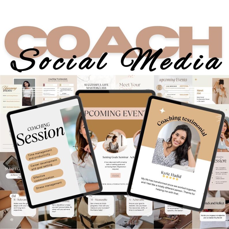Coach Instagram Post Template for Business | Coaching Social | Social ...
