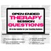 Open Ended Therapy Questions, Counseling Questions, Therapy Questions ...