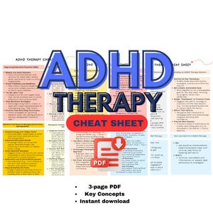 ADHD Therapy| Therapy Resources| Neurodivergent Resources| Attention ...