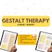 Gestalt Therapy Cheat Sheet, Gestalt Therapist Worksheets, Therapy ...
