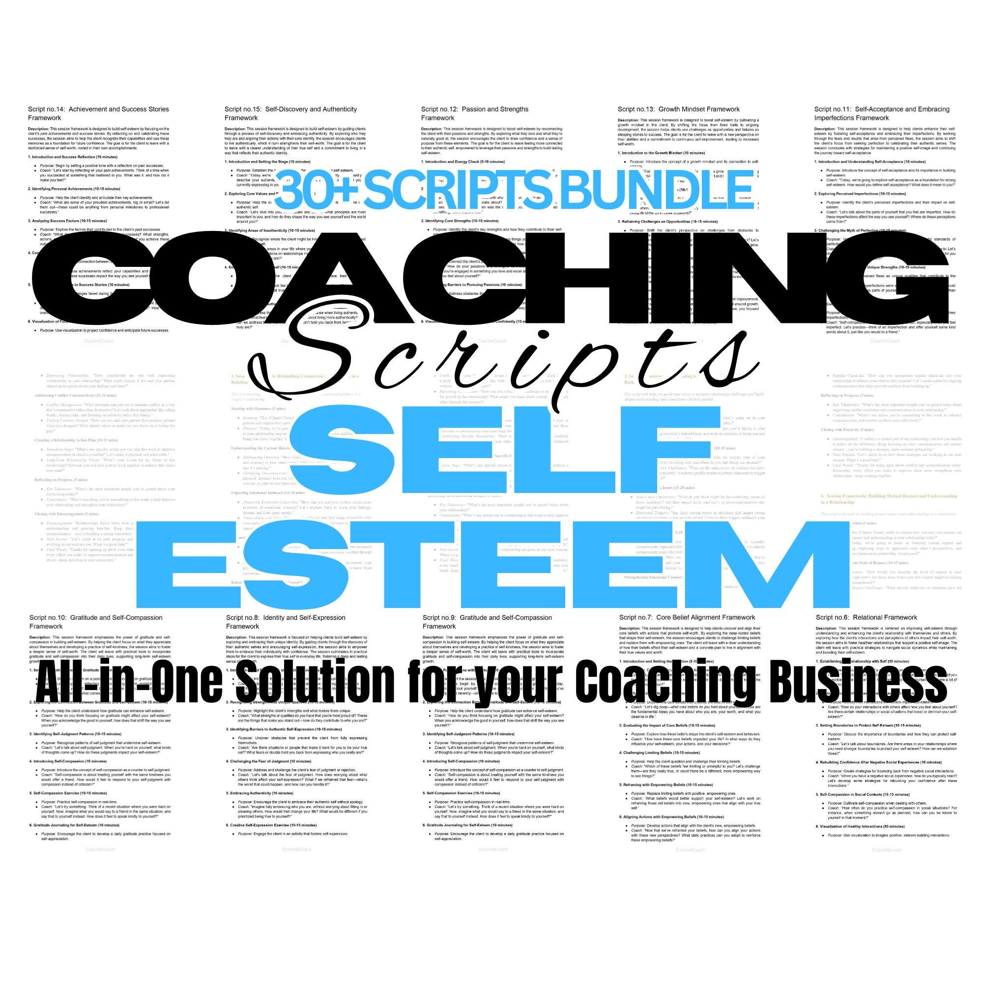 Self Esteem & Self Worth Scripts, Self Esteem Therapy, Self Confidence ...