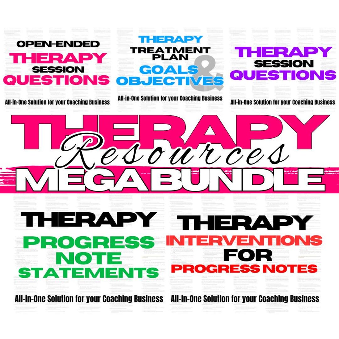 Therapy Bundle, Therapy Questions, Therapy Interventions, Therapy ...