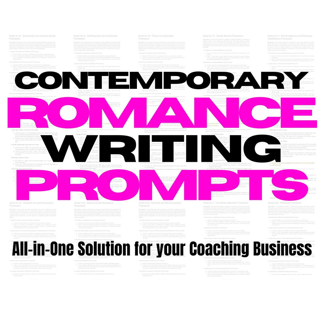 Contemporary Romance Writing Prompts, Romance Writing Prompts, Writing ...