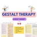 Gestalt Therapy Cheat Sheet, Gestalt Therapist Worksheets, Therapy ...