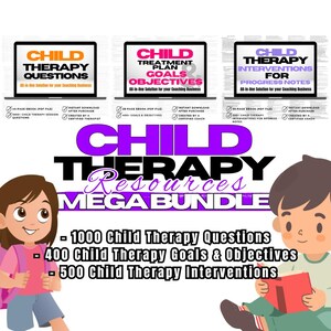 Child Therapy Bundle, Kid Therapy Resources, Children Therapy Tools ...