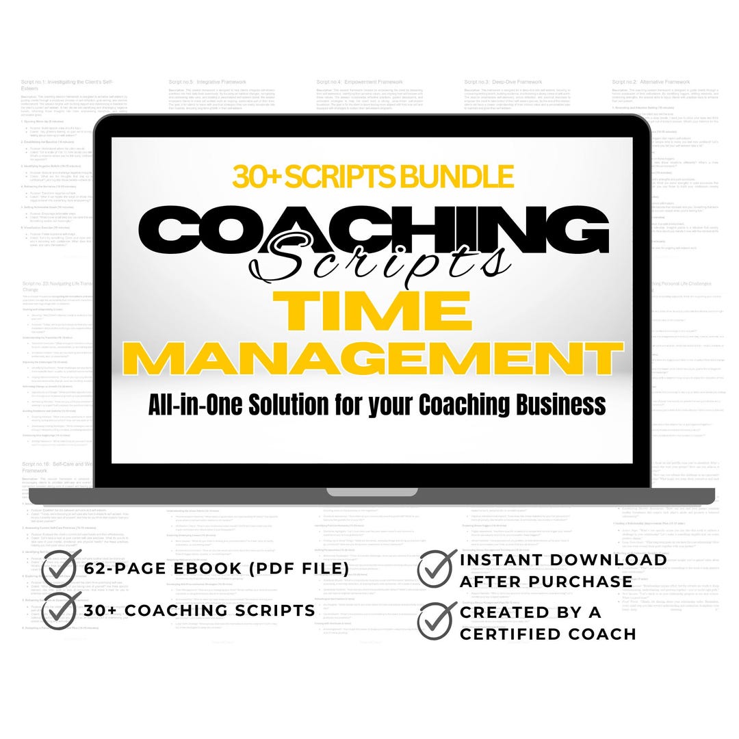 Time Management Scripts, Time Management Ebook, Therapy Counseling ...