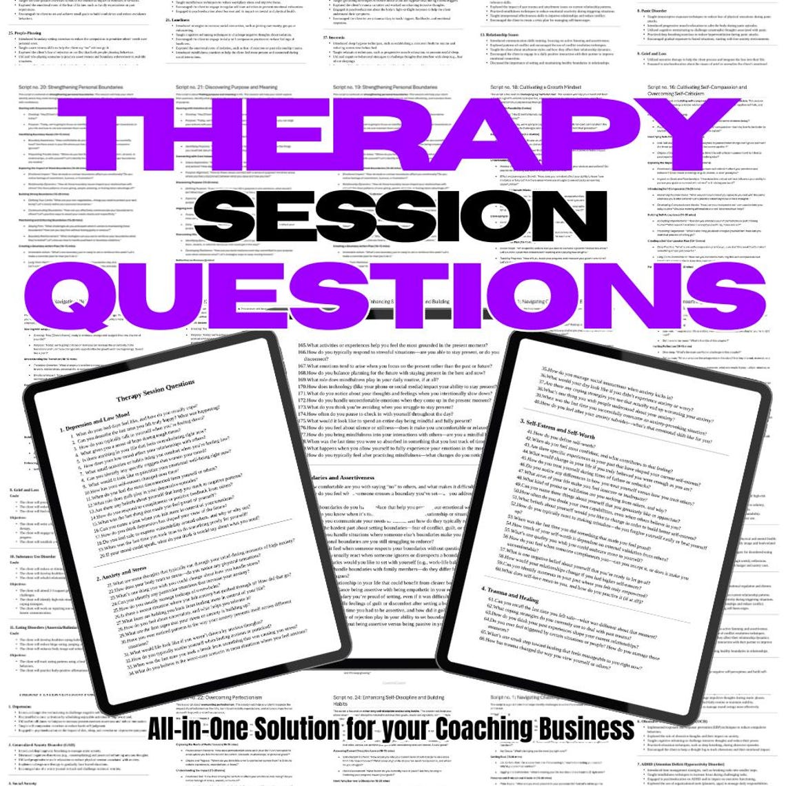 Therapy Questions, Therapy Session Questions, Counseling Questions ...